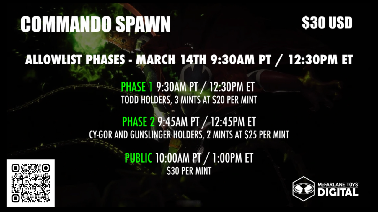 Commando Spawn Mcfarlane Toys Digital