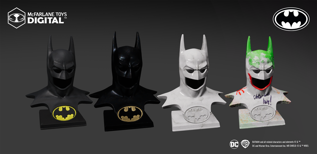 Batman (1989) Cowl Bust - McFarlane Toys Digital